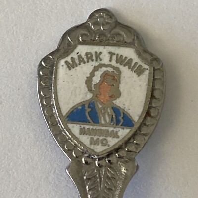 Vintage Souvenir Spoon US Collectible Mark Twain Hannibal Missouri | eBay
