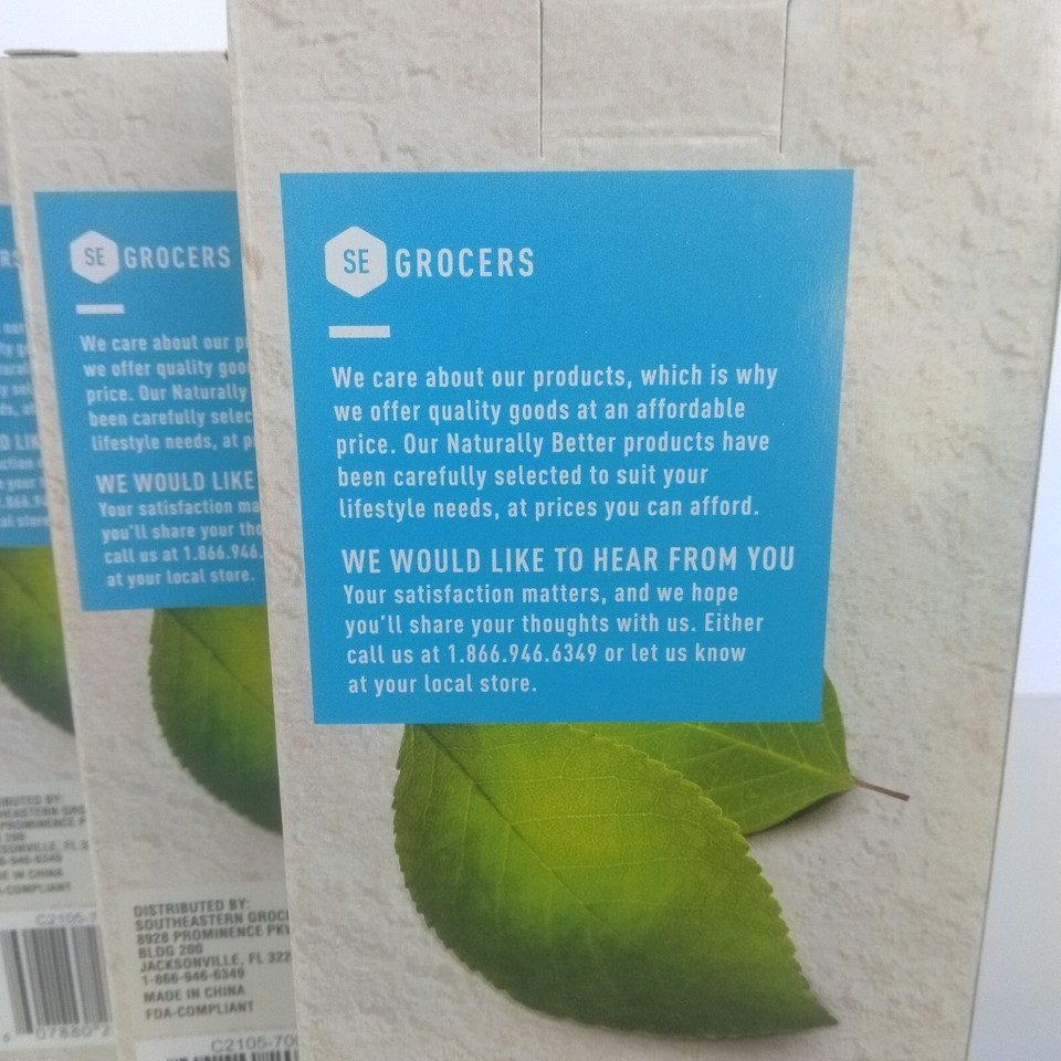 Paper straws SE Grocers naturally better bundle of 4 packs 50 straws ...