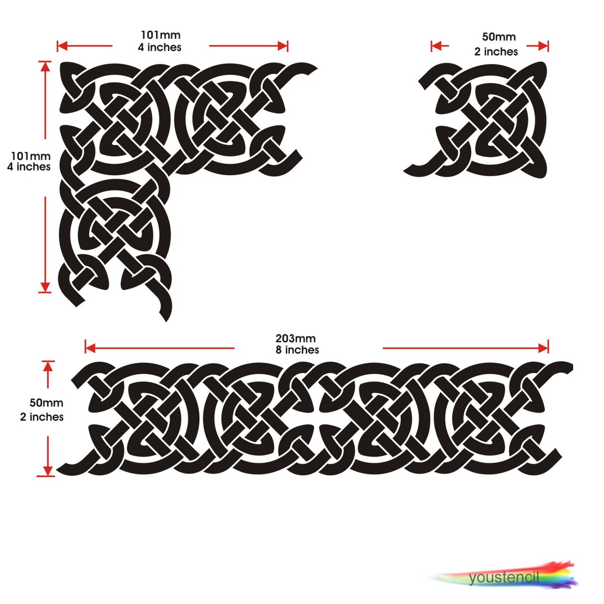 Celtic Knot Border Corner