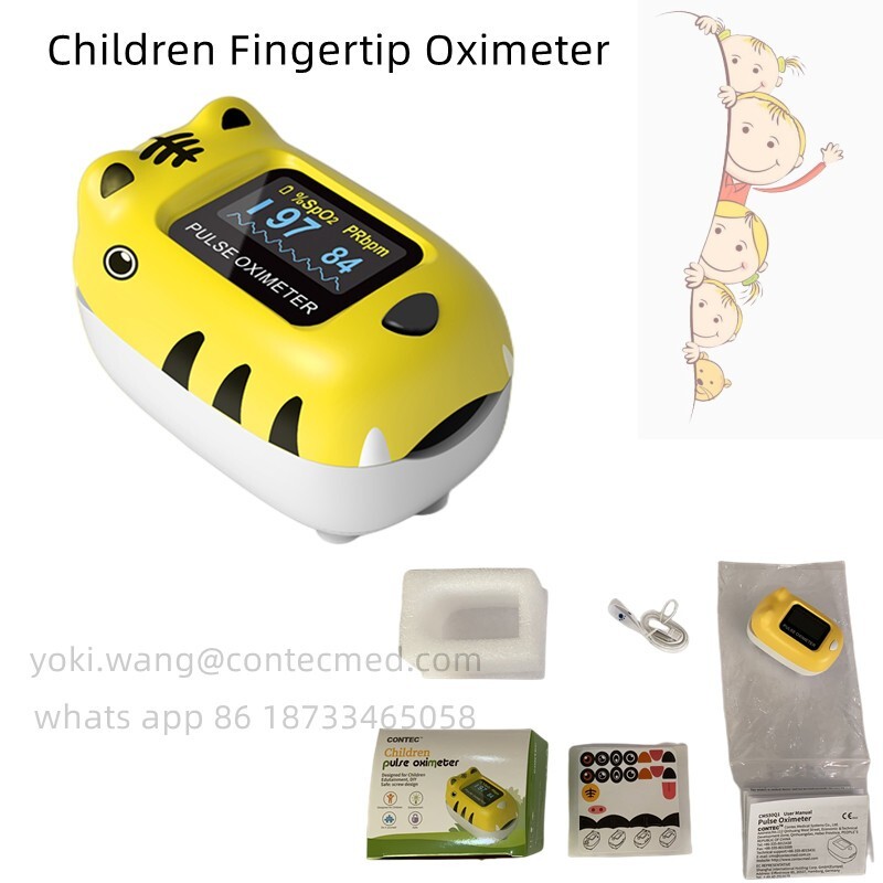 New Children Oximeter Spo2 Finger Tip Pulse Heart Rate Blood Oxygen ...