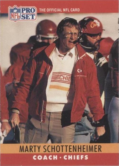 Las mejores ofertas en 1990 Pro Set Marty Schottenheimer #148 | eBay