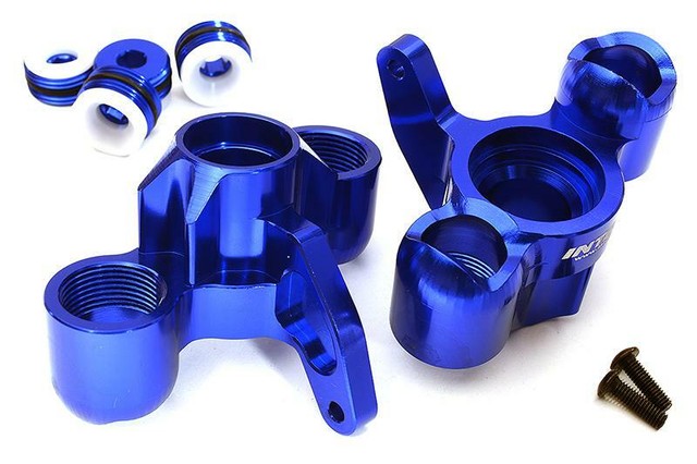 Integy C28734BLUE Aluminum Steering Knuckles Arrma 1/8 Kraton 6S BLX ...