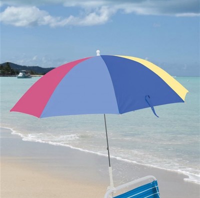NEW Colorful Clamp-On Chair Umbrella – Adjustable 50+ UPF Outdoor Sun ...