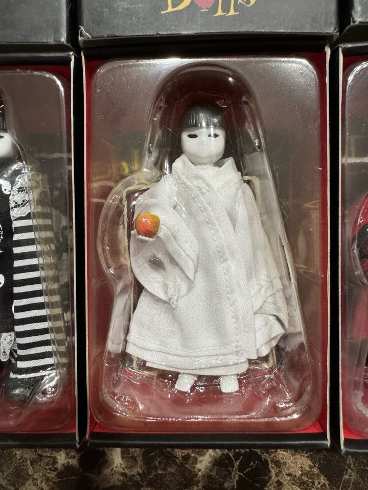 LITTLE APPLE DOLLS Sine Circe Umbrae RARE Mini Goth Gothic Horror 3 ...