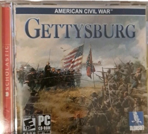 American Civil War Gettysburg Scholastic Talonsoft PC CD-ROM Game New ...