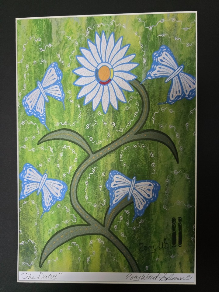 Zoey Wood Salomon The Daisy Signed Print Matted 16x12 | eBay