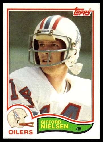 1982 Topps Gifford Nielsen Houston Oilers #100 | eBay