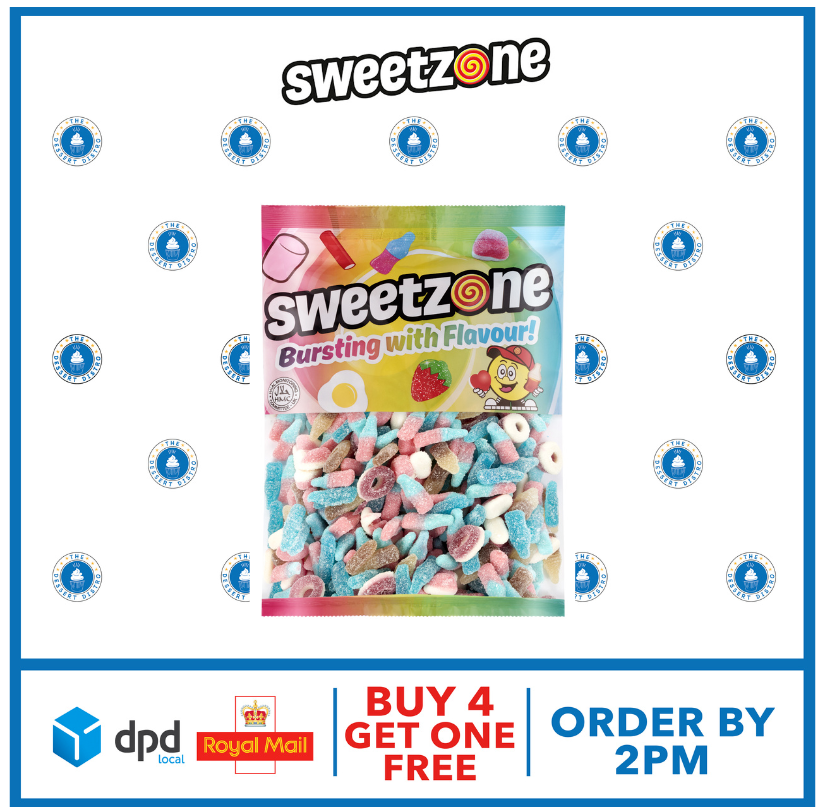 Halal Sweets Cola Bottles, Bubble Gum Balls, Fried Eggs 1kg Bag Halal ...