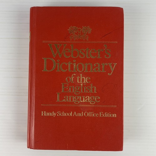 Websters Dictionary Of The English Language Hardcover Dictionary Illustrat 1976 | eBay Australia