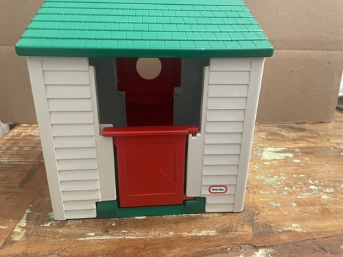 Vintage Little Tikes Cozy Cottage Cabin Playhouse Dollhouse Yard ...