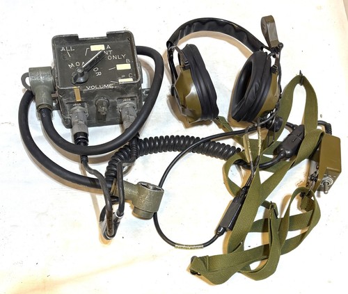 VIC-1 MILITARY VEHICLE INTERCOM CONTROL WITH HEADSET AND CABLE CX4723 ...