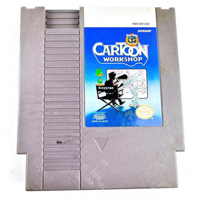 Cartoon Workshop - Tiny Toon - Konami - Nintendo NES Video Game - Mint ...