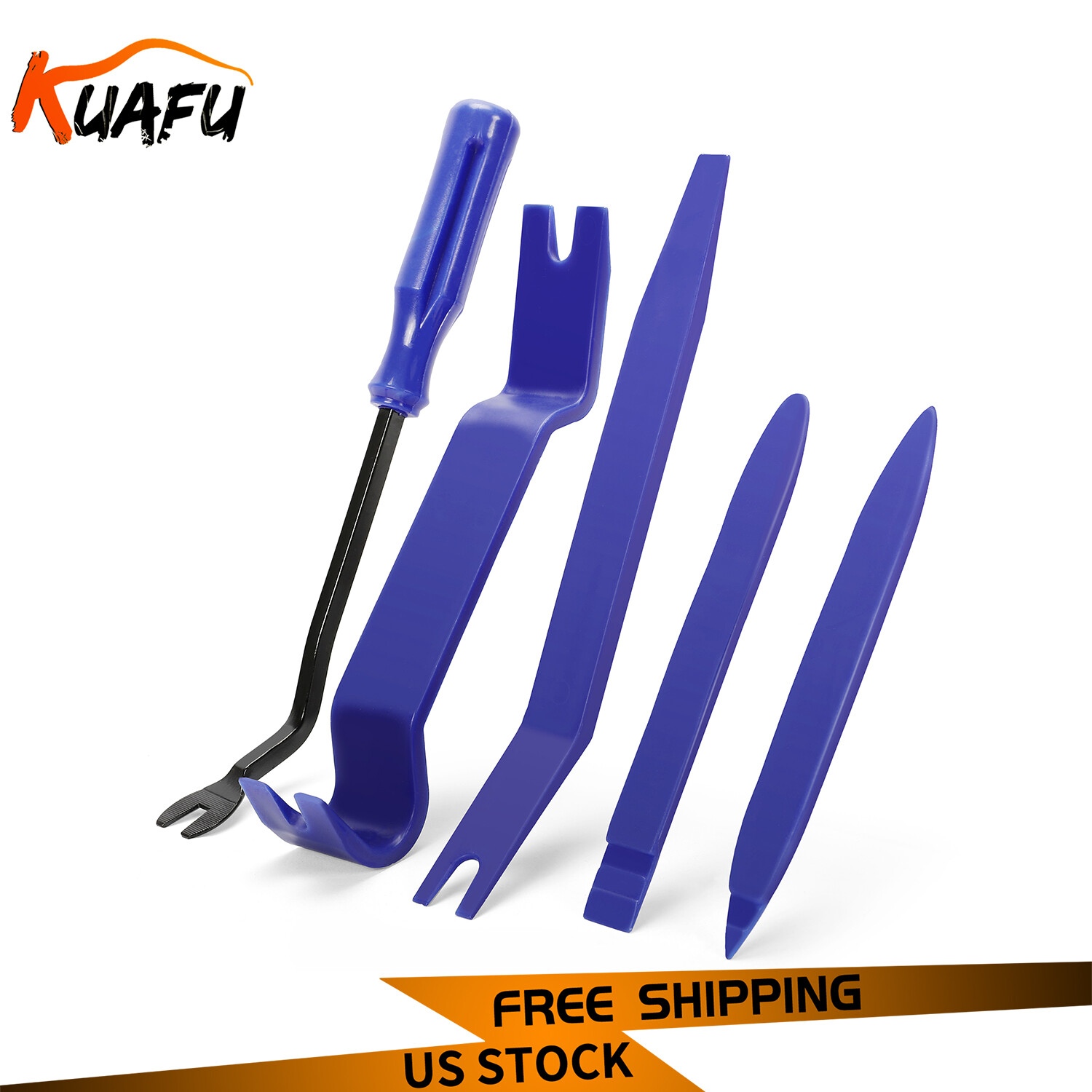 Plastic Trim Removal Pry Tool Set for Car Radio Panel Door Dash Clip ...