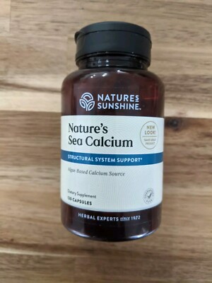 Nature's Sunshine Sea Calcium, 120 Capsules | Promotes Bone and Teeth ...