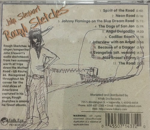 Route 66 songs by John Stewart "Rough Sketches" - PURE Americana NEW ...
