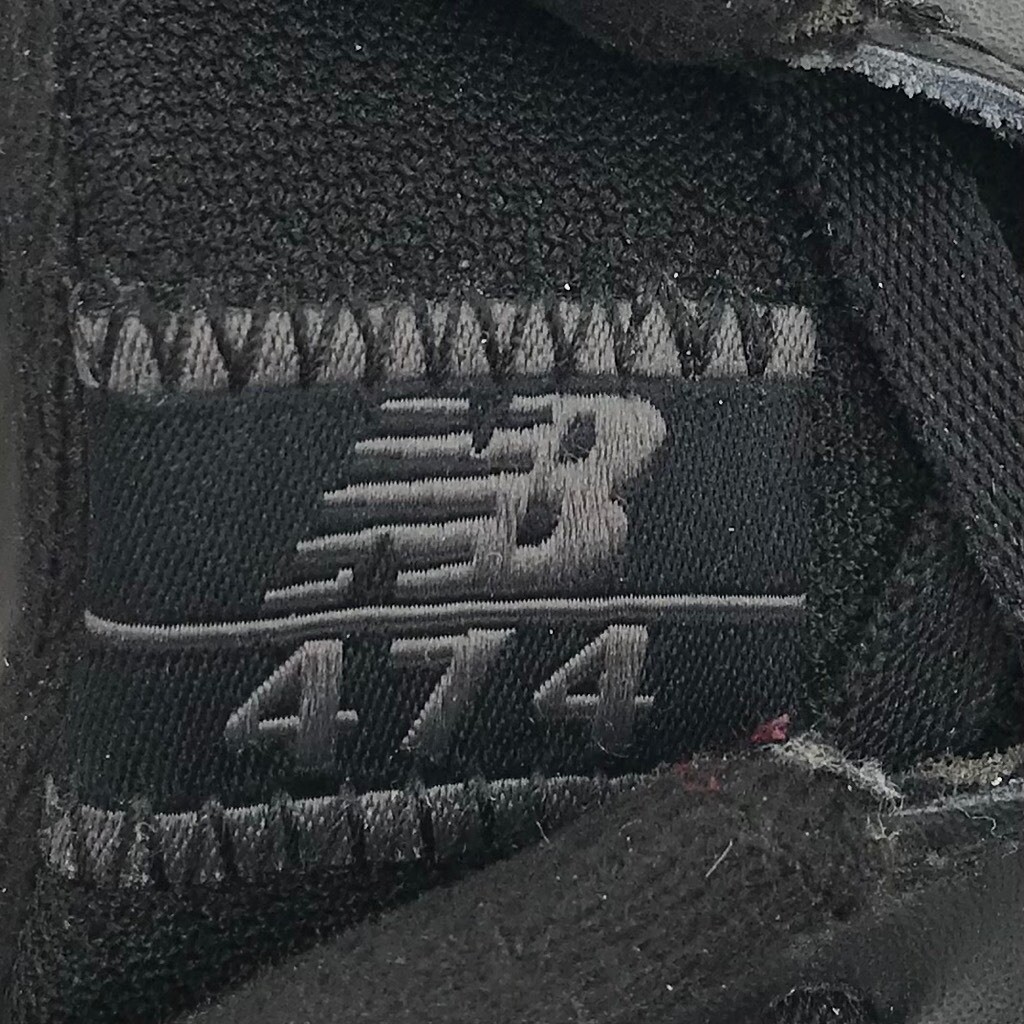 New Balance Womens 474 Sneakers Shoes Black WL474BK R… - Gem