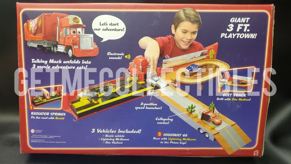 DISNEY PIXAR CARS MEGA MACK PLAYTOWN TALKING MACK BESSIE DOC SAVE 6% ...