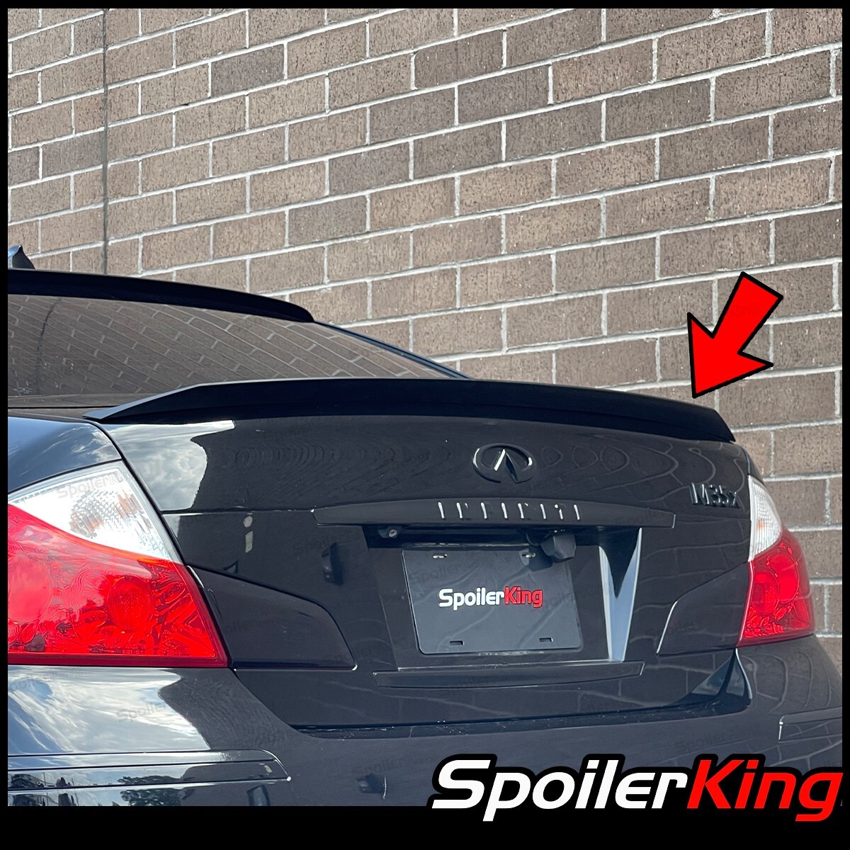 DUCKBILL Rear Trunk Spoiler Wing (Fits: Infiniti M35 M45 2005-10 FUGA ...
