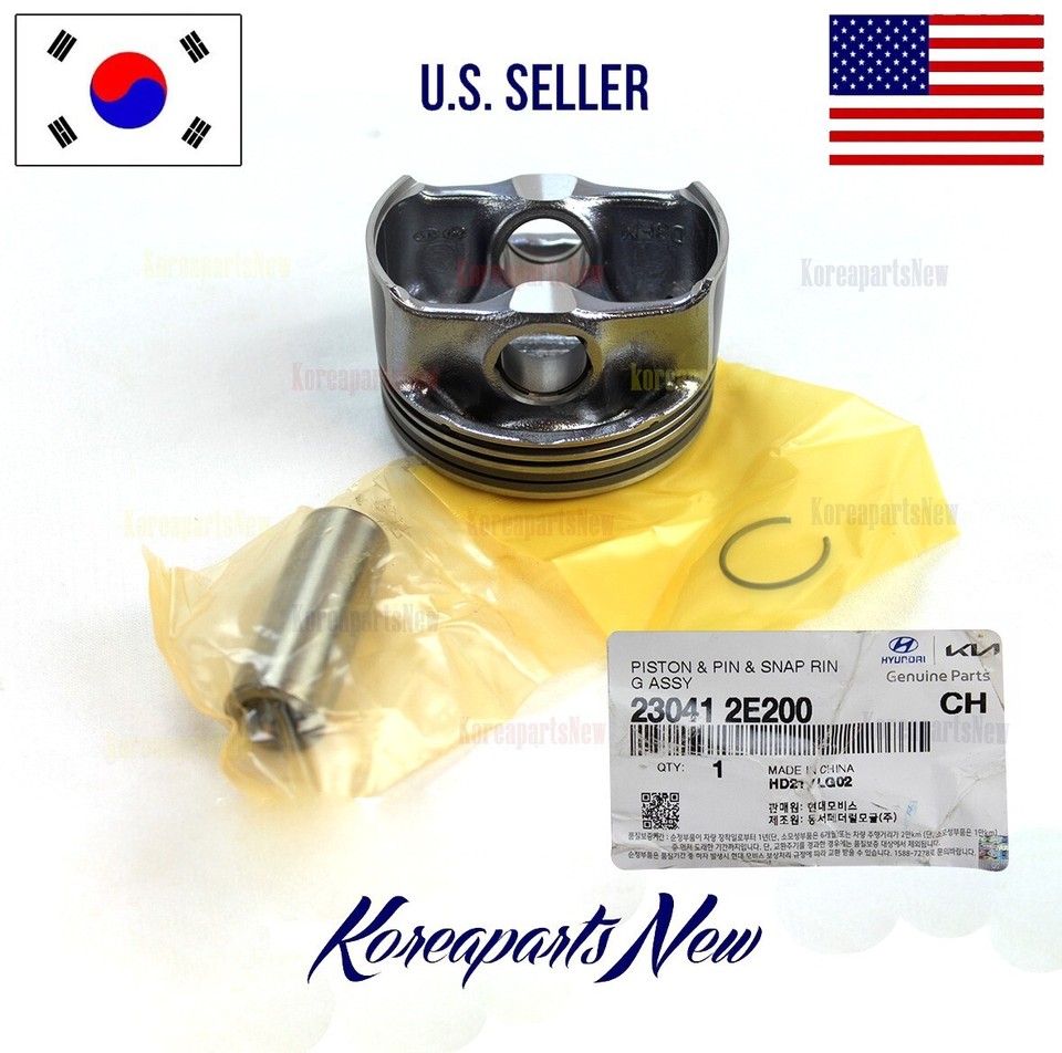 2.0L ENGINE PISTON & PIN & RING 1pc⭐OEM⭐ 230412E200 ELANTRA FORTE SOUL ...