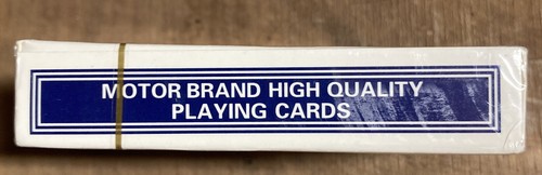 2 Motor BRAND Playing Cards No. 976 High Quality Two Blue Coated Deck ...