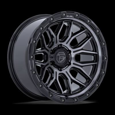 20 Inch Black Gray Wheel Rim Fuel Surge FC881 6x5.5 Lug 20x10 Chevy GMC ...