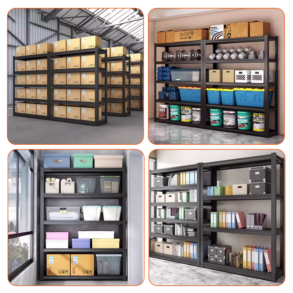 Height Adjust Garage Shelves Shelving Racking Boltless Heavy Duty ...