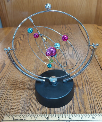 KINETIC PERPETUAL MOTION GALAXY DESK TOY / ART - FLIPS & ROTATES | eBay