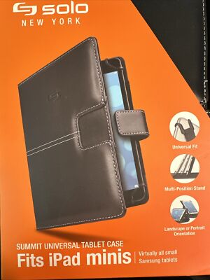 Solo New York Summit Universal Tablet Case Perfect For iPad Mini ...