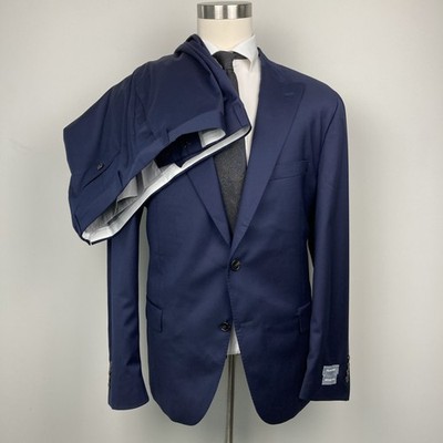 Michael Kors Mens Classic-fit 2-pc Suit Jacket Blazer 48R Navy Blue ...