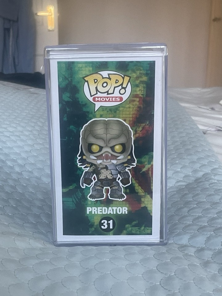 Rare Vaulted- Cloaked Predator Funko Pop Signed by Actor Ian Whyte ...