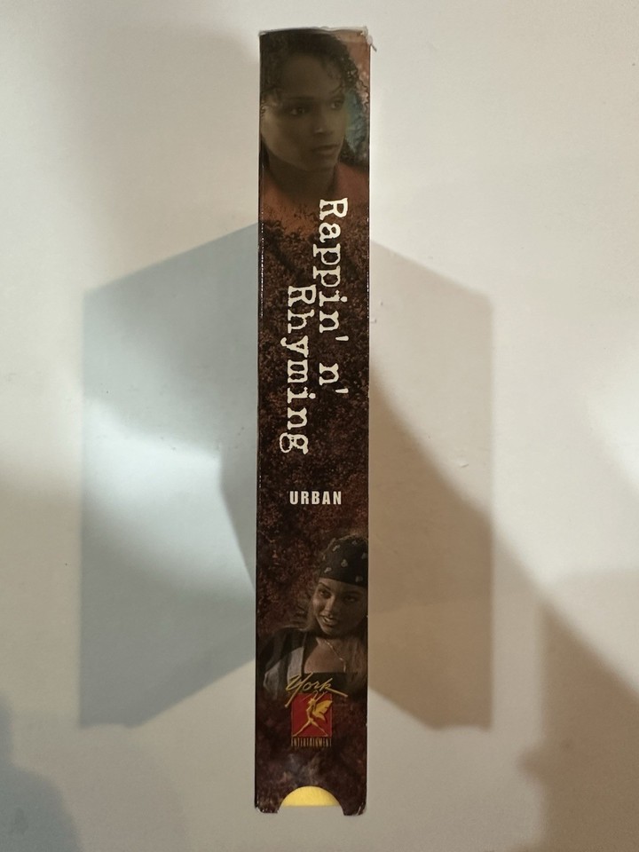 Rappin' N' Rhyming VHS Drama Todd Ryan York Entertainment Yellow Tape ...