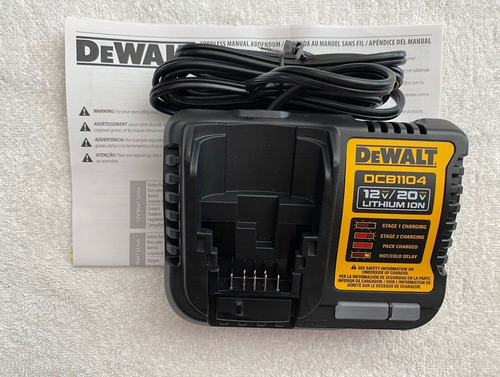 New Dewalt DCB1104 4-Amp 12V / 20V / 60V Li-ion120V AC Battery Charger ...