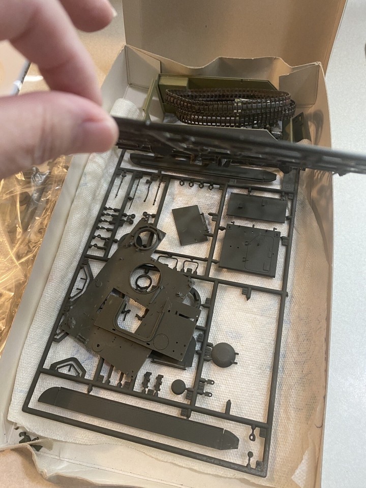 TAMIYA US M113 ACAV US ARMY Tank Mini Model 1/35 Vintage 1987 READ ...