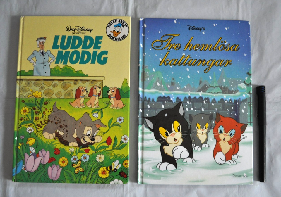 Swedish Edition Lot 4 Disney Books Elmer Elefant Roquefort Ludde Modig ...