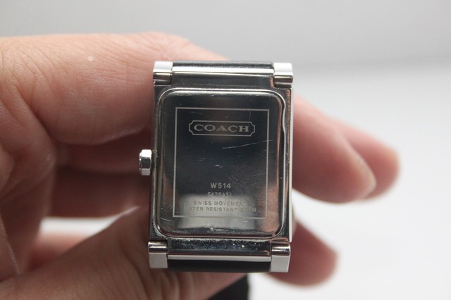 Ladies Coach Watch. W514. Swiss Made.Logo Leather Band. for sale online ...