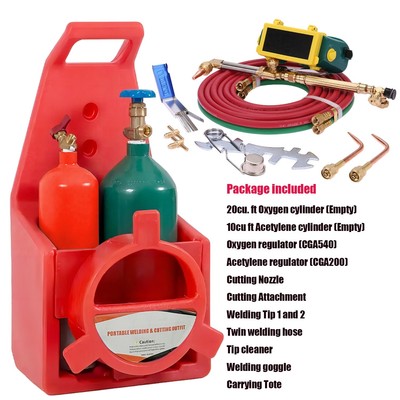 Portable Professional Oxygen Acetylene Oxy Welding Cutting Weld Torch ...