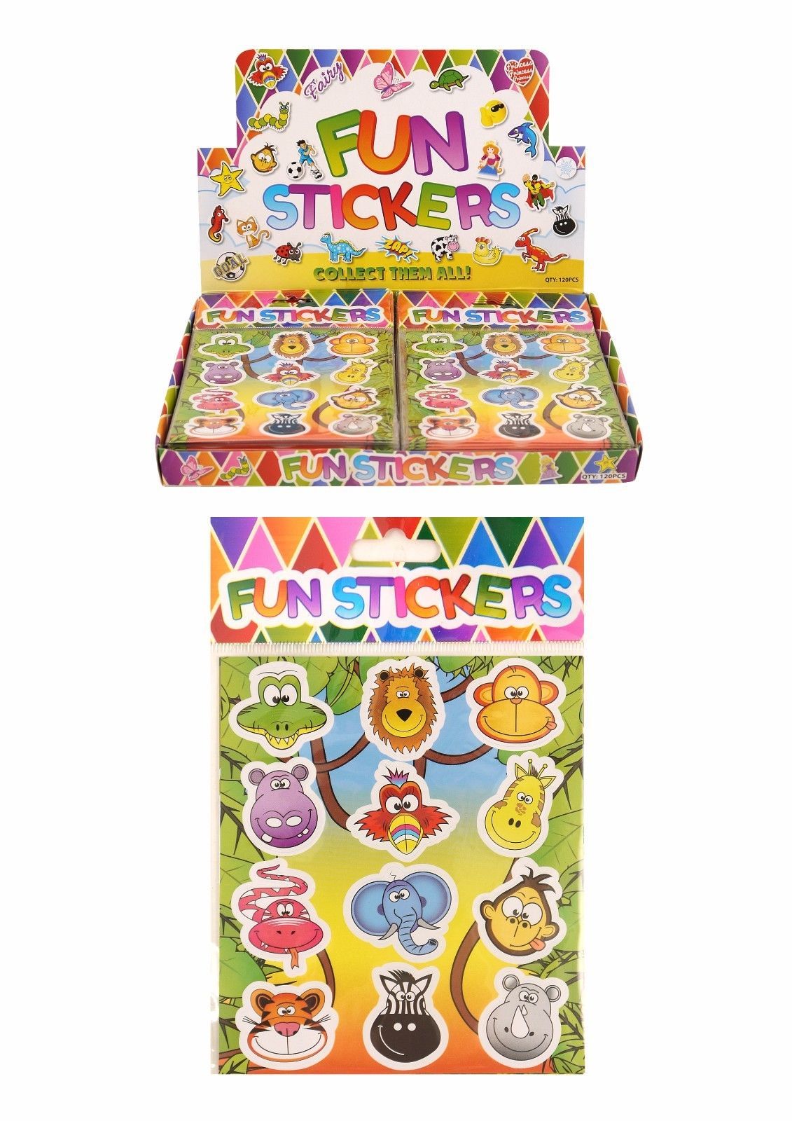 6 Kids Sticker Sheets Stickers Party Bag Fillers Reward Choose From 34 ...