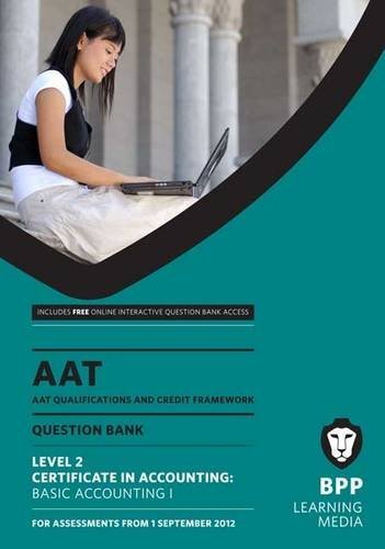 AAT - Basic Accounting 1: Question Bank (L2) By BPP Learning Med | eBay