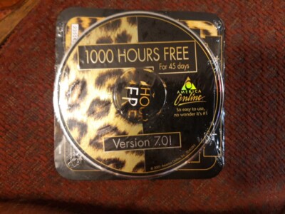 Collector's CD AOL America Online 1000 Hours Free -Sealed 7.0 - Leopard ...