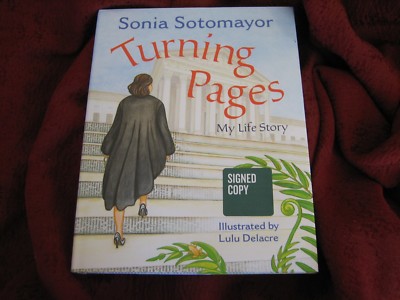 SONIA SOTOMAYOR TURNING PAGES HARDCOVER SIGNED | eBay