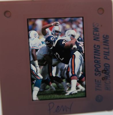 WILLIAM PERRY CHICAGO BEARS 1985-93 The Refrigerator Clemson ORIGINAL ...