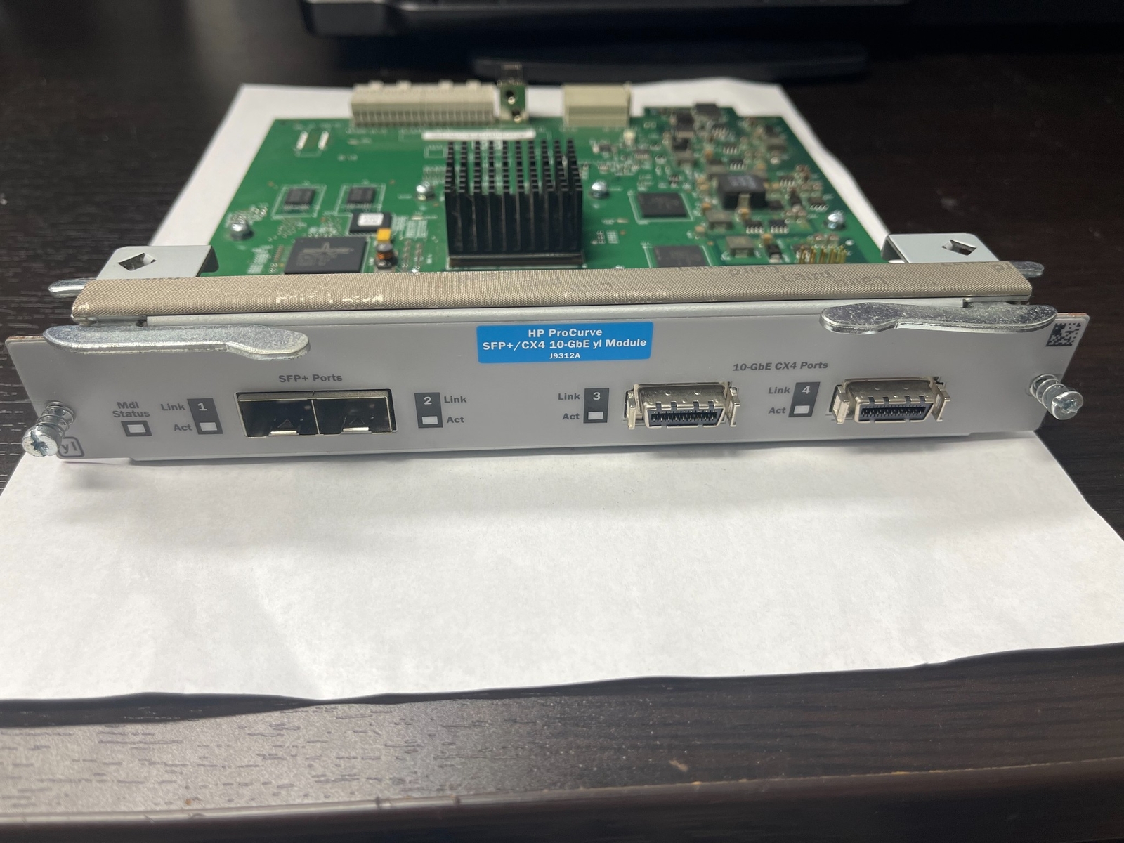 J9312A HP PROCURVE 2-PORT SFP CX4 10GBE YL MODULE J9312-61001 for sale ...