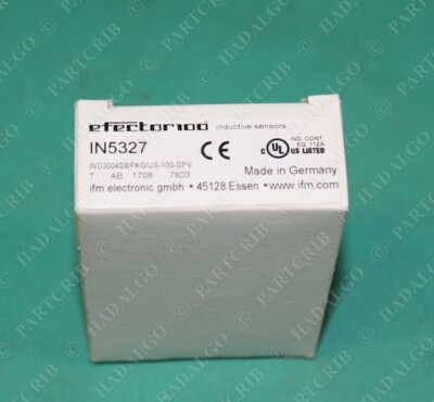 IFM, IN5327, IND3004DBPKG/US-100-DPV, Efector Inductive Sensor Switch ...