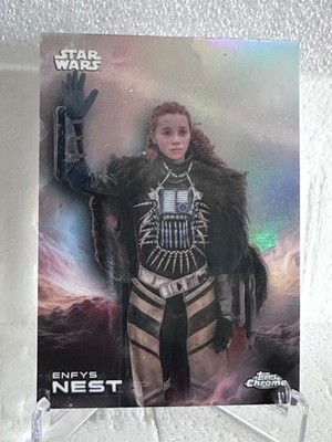 Enfys Nest Star Wars Topps Chrome 2025 #115 Rainbow Refractors Parallel ...