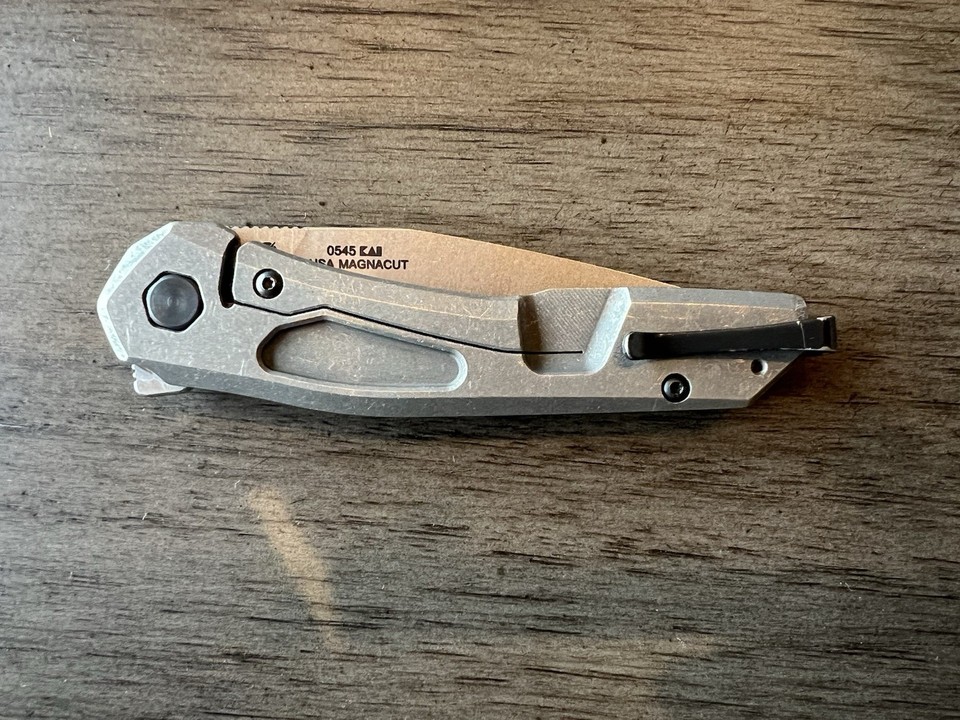 Zero Tolerance ZT 0545 Carbon Fiber Titanium CPM Magnacut Steel Pocket ...