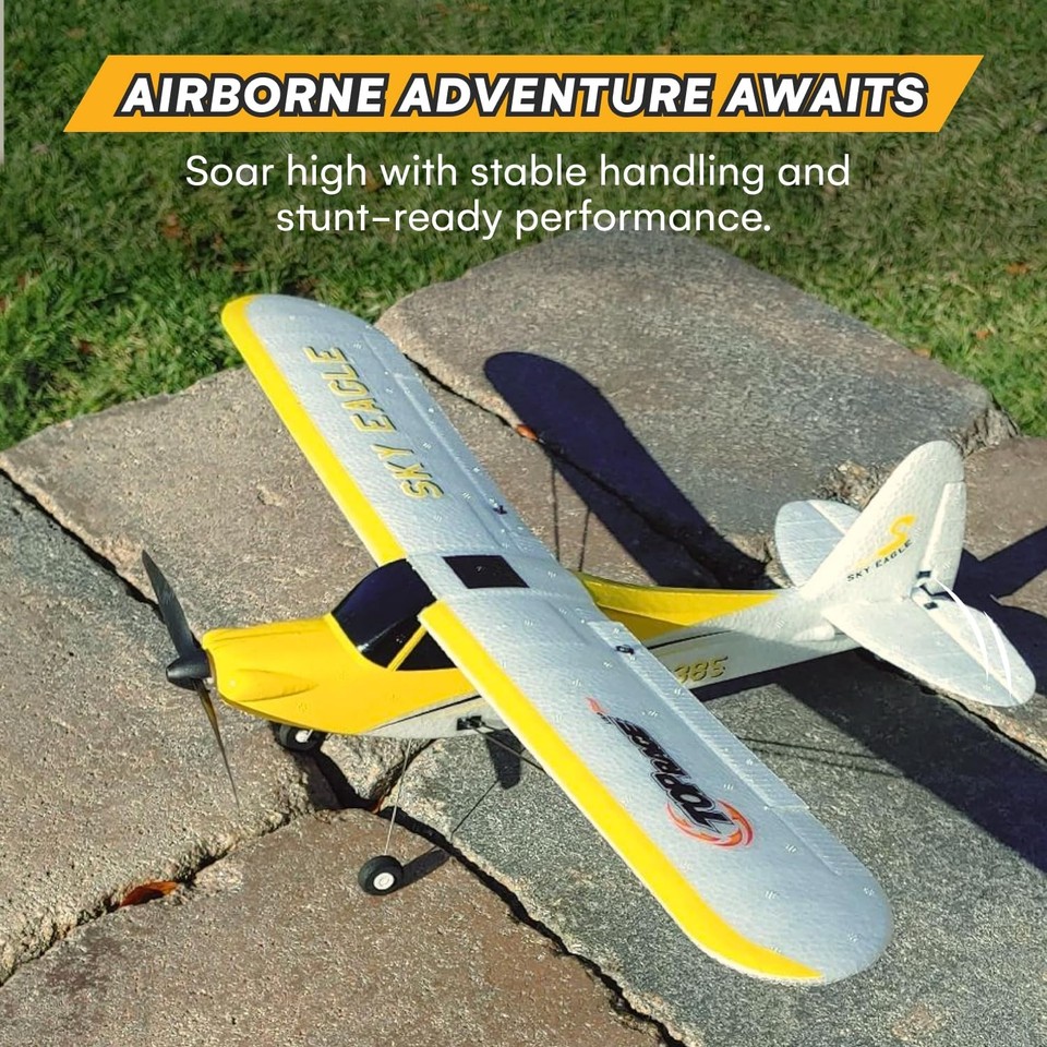 RC Plane - Remote Control Airplane for Adults and Kids - 4 Channel ...
