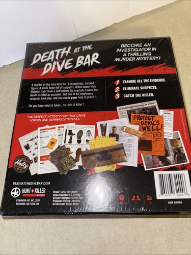 Hunt A Killer Death at The Dive Bar Immersive Murder Mystery Game | eBay