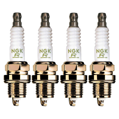 NGK V-Power Spark Plug Set (4 Pieces) 3332 For M Series Van M1100 M800 ...