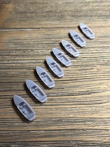 N SCALE 1:160 SPEED BOAT (8pk) GRAY RESIN | eBay