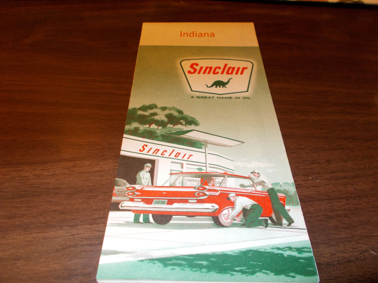1960 Sinclair Indiana Original Vintage Road Map / 60A | eBay
